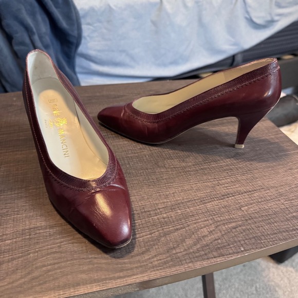 René Mancini | Shoes | Vintage Rene Mancini Paris Burgundy Leather ...